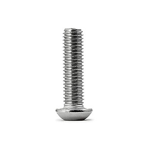 10-24 x 1-1/2" Button Head Socket Cap Bolts Screws, 304 Stainless Steel 18-8, Allen Hex Drive, Fully Machine Thread, 50 PCS