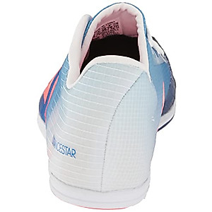 adidas Men's Distancestar Track and Field Shoe, Legacy Indigo/Turbo/Blue Rush, 10