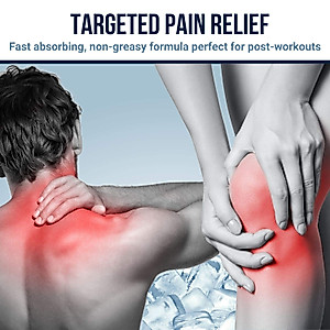 Dr Pat's Ultra Freeze Pain Relief Cream (9oz) - Muscle Rub Gel for Arthritis, Neuropathy, Foot & Joint - Cooling Sports Massage for Back, Shoulder & Knee - Menthol Analgesic for Neck & Body