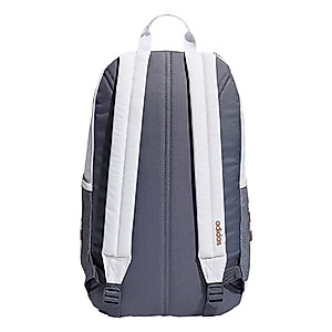 adidas Classic 3S 4 Backpack, White/Onix Grey/Rose Gold, One Size