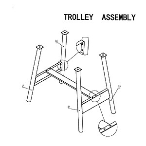 BNDHKR Portable Wood Pellet Tailgating tabletop Ranger Grill and Smoker Black (Barbecue stand)