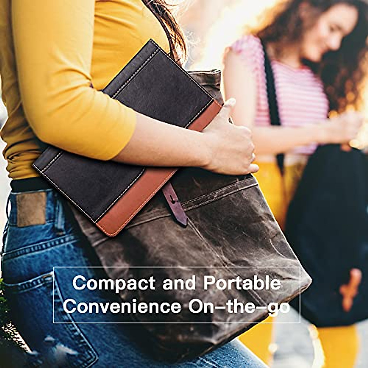 Grifobes All New Kindle Fire HD 10 Tablet & Fire HD 10 Plus (11th Generation,2021 Released) Case, Smart Auto Sleep/Wake Multi-Angle Stand Folio Cover with Stylus Holder/Pocket (Black+Brown)