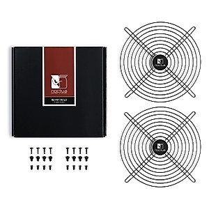 Noctua NA-FG1-20 Sx2, Fan Grills for 200mm Fans (Set of 2, Black)