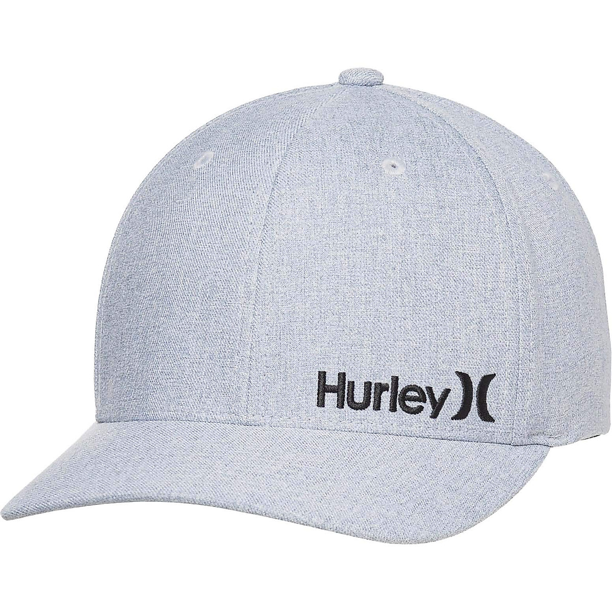 Hurley Men`s Stewart Corp Flexfit Hat (Indigo(HNHM0005-499)/Black, Large/X-Large)
