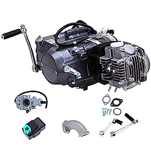 TFCFL 125cc Engine 4 Stroke Motor Single cylinder with Air-Cooled Motor Engine Pit Dirt Bike For Honda CRF50 CRF70 XR50 XR70 Dirt Pit Bike Motorcycle Spark Plug A7TC (125cc Engine 4 Stroke)