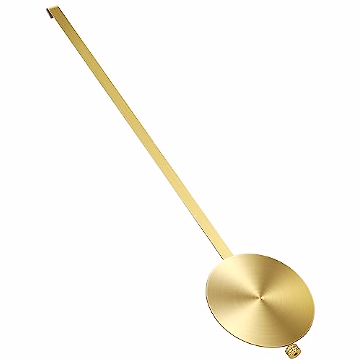 NiHome Quartz Wall Clock Pendulum Replacement Aluminum Traditional Mechanical Clock Pendulum Grandfather Clock Pendulum Replacement High Gloss Clock Pendulum (Gold)