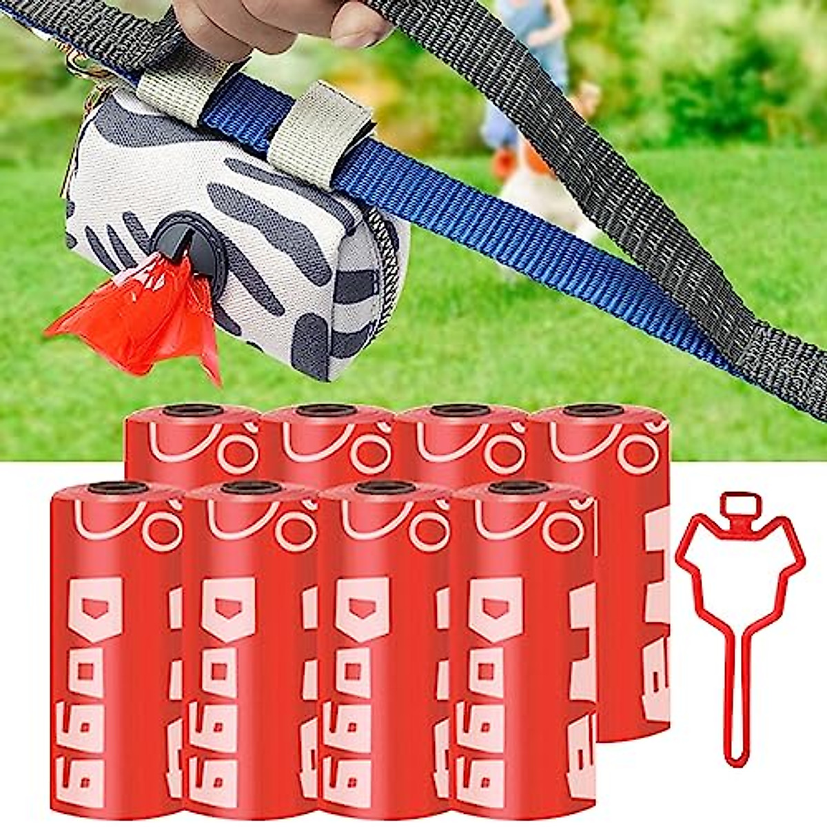 Biodegradable Dog Poop Bags - Strong, Leak-Proof, and Waterproof - Outdoor Pet Waste Management