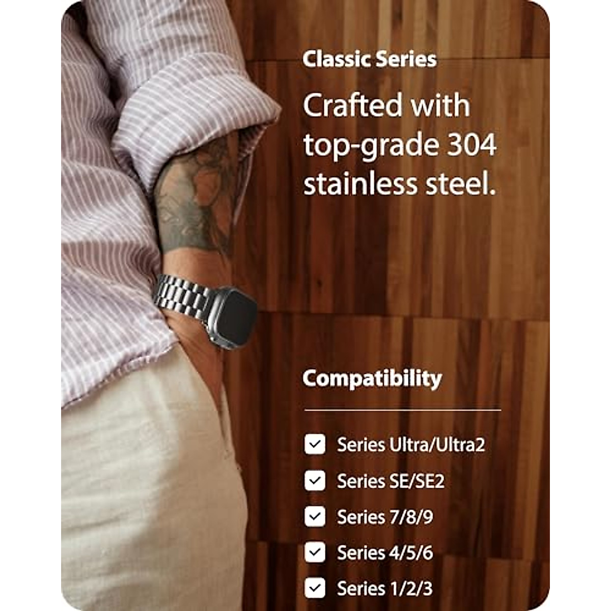 Fullmosa Compatible Apple Watch Bands 49mm 45mm 46mm 44mm 42mm 41mm 40mm 38mm, Metal iWatch Band with Case for Apple Watch Ultra Series 10 9 8 7 6 5 4 3 2 1 SE, 49mm Silver