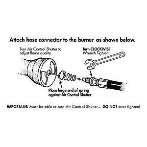 COOKAMP High Pressure Gas Cooker Outdoor Propane Burner with 0-20 PSI Adjustable Regulator and Steel Braided Hose SA1100