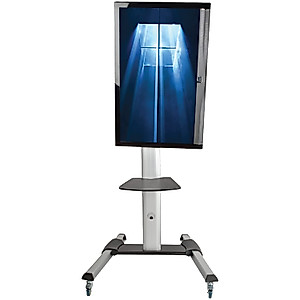 Tripp Lite Mobile TV Monitor Flat-Panel Floor Stand Cart Height-Adjustable LCD 32-70" Display (DMCS3270XP),Black