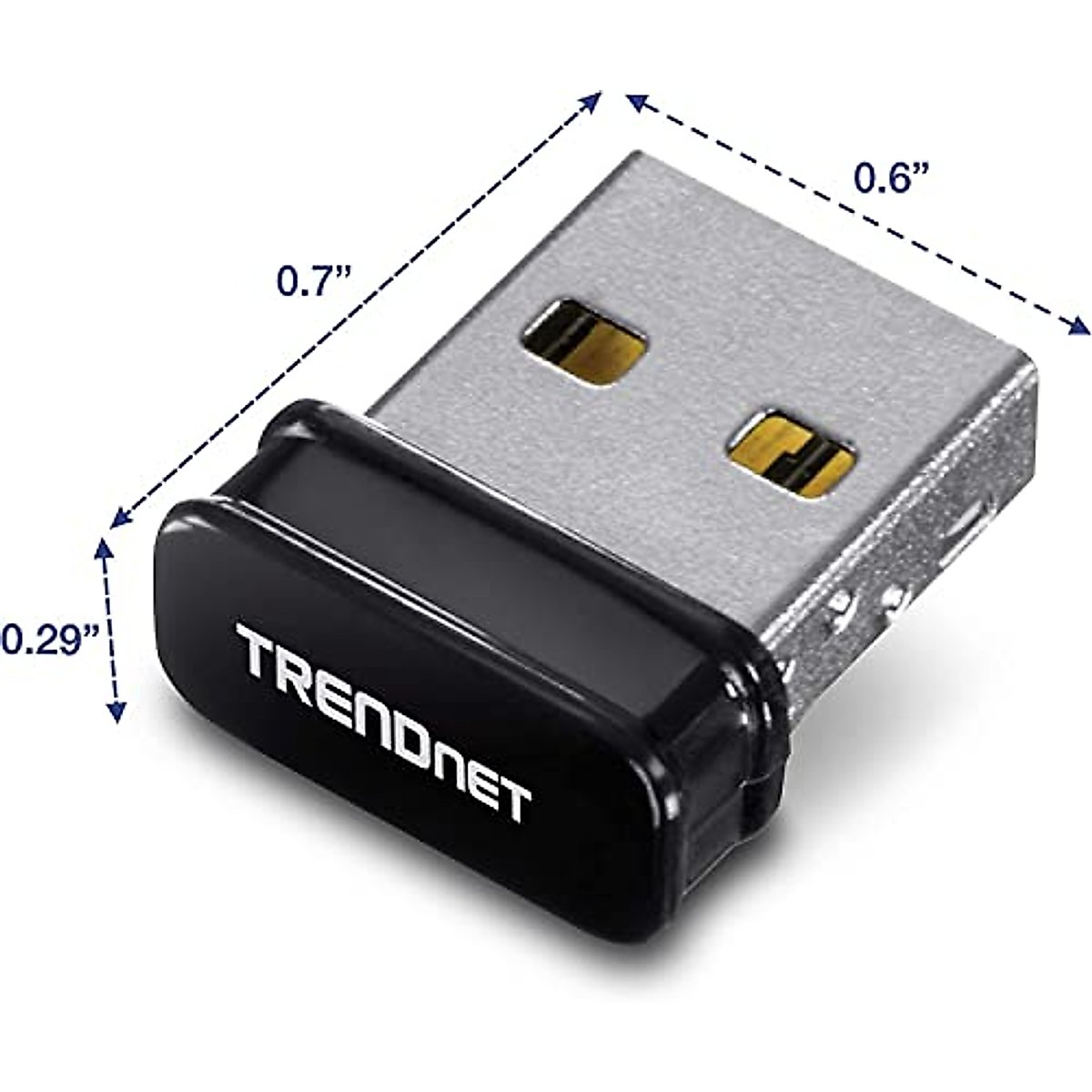 TRENDnet Wireless N150 Micro USB Adapter, WPA2 Encryption, Easy Setup, Ultra Compact Design, QoS, Windows & Mac Compatible, TEW-648UBM