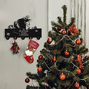 YSdesign The Nightmare Before Christmas Door Hooks,Coat Hooks,Key Holder,Key Hanger for Wall Decor -Unigue Gift-20LB(Max)