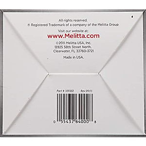 Melitta Filter Coffee Maker, Single Cup Pour-Over Brewer, Black, 1 Count