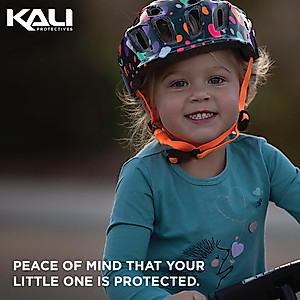 Kali Protectives Chakra Lighted Youth Cycling Helmet - Youth Confetti Gloss Yellow Small