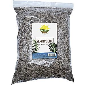 All Natural Vermiculite Soil Additive (1 Quart); Medium Grade Horticulture Soil Amendment for Plants, Terrariums, Orchids