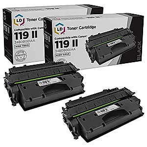 LD Products Compatible Toner Cartridge Replacement for Canon 119 HY (2 Pack - Black) for use in LBP251dw, LBP253dw, LBP6300dn, LBP6650dn, LBP6670dn, M6160dw, MF414dw, MF416dw, MF419dw, MF5850dn
