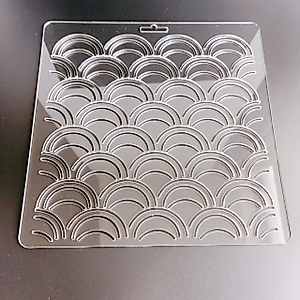 Acrylic Sashiko Stencil, Embroidery Pattern, Quilting Stencil for Hand Quilting and Embroidery