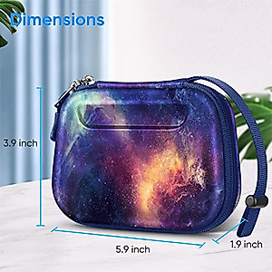 Fintie Carrying Case Compatible with Razer Kishi Mobile Game Controller - [Shockproof] Hard Shell Protective Cover Travel Bag with Inner Pocket (Galaxy)