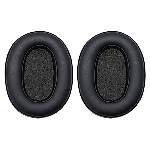 1 Paar Ear Pads Replacement Compatible with Sony WH-XB900N Headsets Ear Cushion from Protein Leather Foam Earphone Pads Repair Parts Headphones Accessories Black