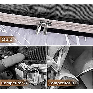 SLEEPING LAMB120L 1Pack Large Storage Bag Organizer Bundle 100L 3Packs Comforter Storage Bag for Closet