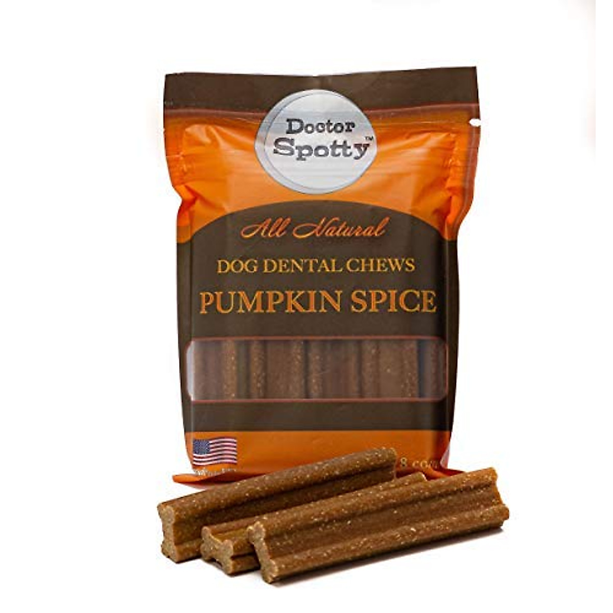 Christmas Dog Treat Gift Box with Coffee Cup Treat Dispenser & 3 Treats, Made in The USA, Treats and Chews, Small/Medium Dogs 15-30 lbs (Pumpkin, Sweet Potato, Duck Flavors).