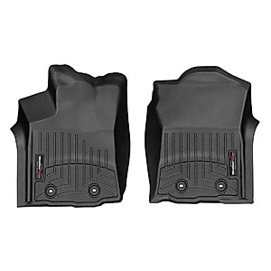 WeatherTech Custom Fit FloorLiners for Toyota Tacoma (Automatic) - 1st Row (4412991), Black