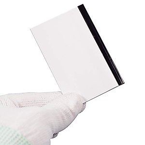 AHCHAY 3-inch Screen Printing Squeegee with Soft Rubber, Tiny Flexible Block Scraper for Car Mirror, Vehicle Side Rear Glass, Removing Water and Rain, Pack of 3