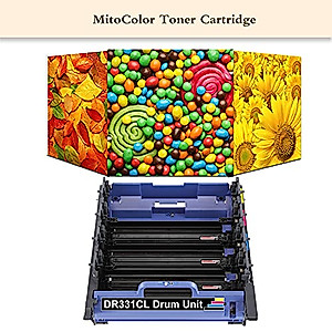 MitoColor 1 Pack DR-331CL Remanufactured Drum Unit Compatible for Brother DR331CL Replacement for HL-L8250CDN L8350CDW/CDWT L9200CDW/CDWT MFC-L8600CDW MFC-L8850CDW L9550CDW Printer