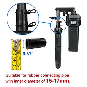 Aquarium Water Clean Clear Lamp Green Clean Machine w/Protect Shell Fits 20-200 Gallon Fish Tank Waterproof Light for Sump Pond Pump Filter 5W 254nm (Pump not Included, lamp is Inside The Shell)