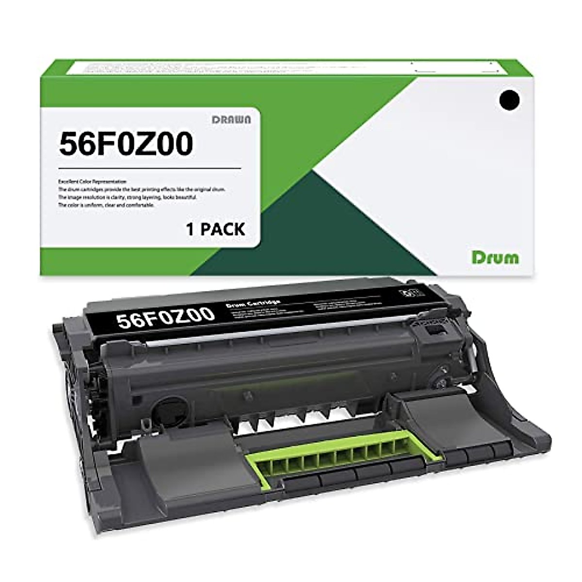 56F0Z00 Drum Unit - DRWN 1 Pack 56F0Z00 Imaging Drum Replacement for Lexmark MS321 MS321dn MS421 MS421dw MS521dn MS621dn MX321 MX421 MX521 MX521de MX521ade MX522 MX622 MX622adhe Printer