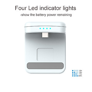 Rii Rechargeable Battery 2 Pack 2000mAh with LED Indicator Play and Charge Kit with USB Type-C Charging Cable for PlayStation 5 PS5 DualSense Controller