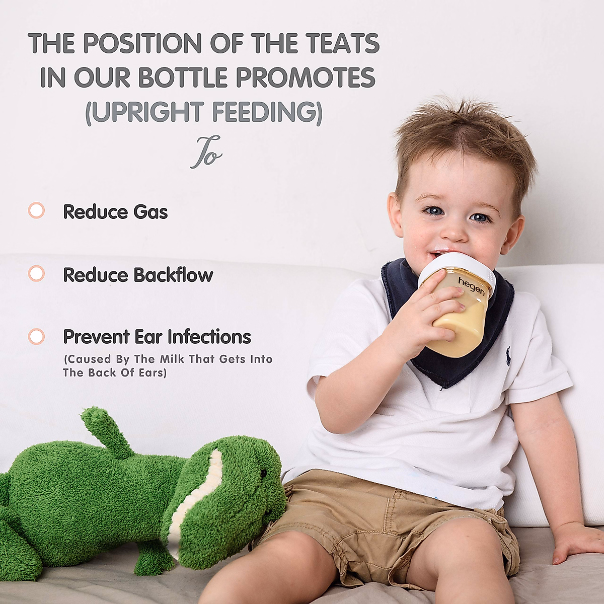 Hegen Wonder Blue PPSU Baby Bottle Collection