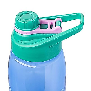 Silver Buffalo Disney Lilo and Stitch Ohana Cute Stitch Water Bottle with Screw-On Lid, 28 Ounces