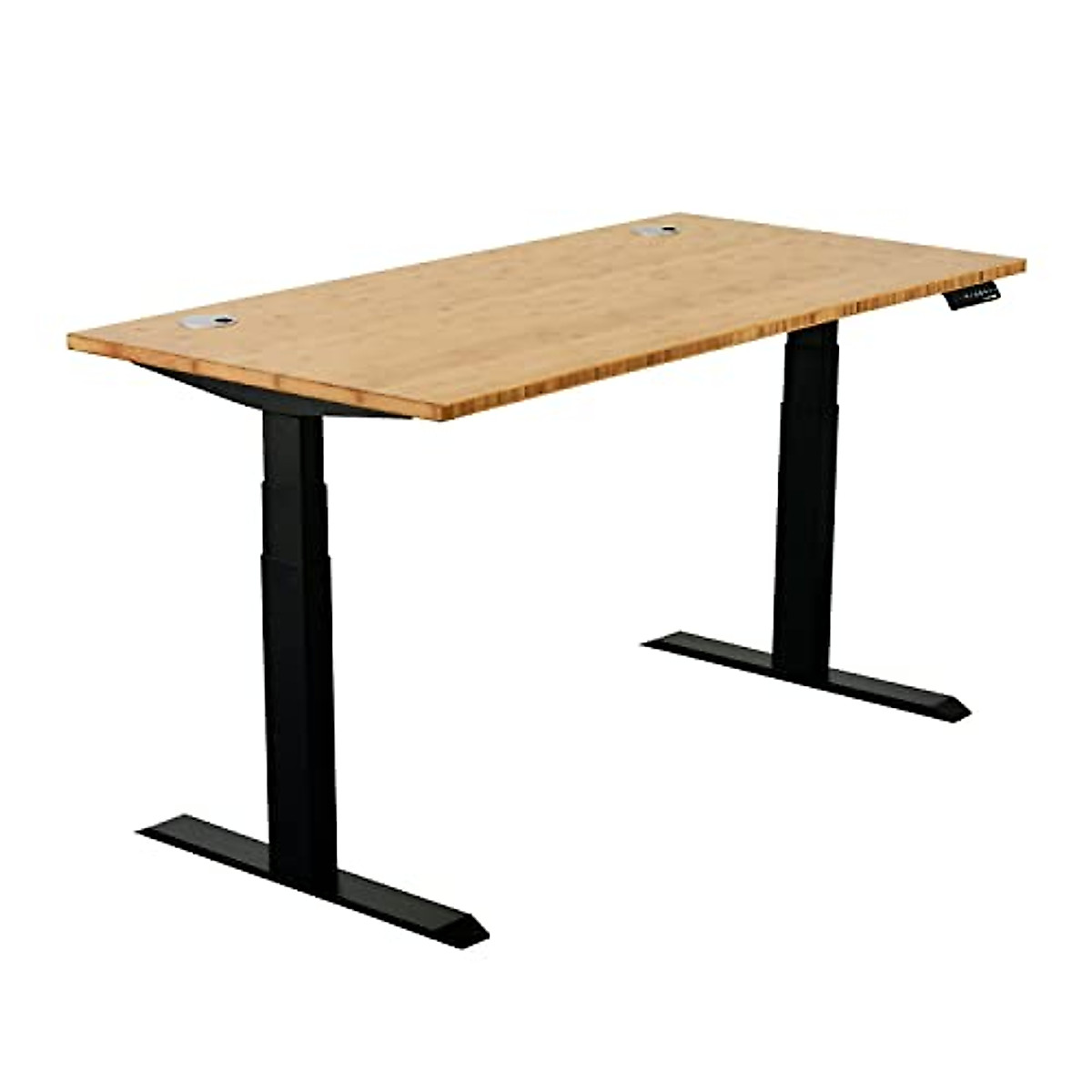 VWINDESK 72 x 30 x 1 Inch 100% Solid Bamboo Desk Table Top Only,for Standing Desk Home Office Desk with 60mm Grommets(Right Angle)