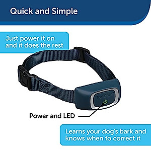 PetSafe Rechargeable Bark Collar, 15 Levels of Automatically Adjusting Static Correction - Rechargeable, Waterproof - Reduces Barking and Whining - for Small, Medium, and Large Dogs over 8 lb