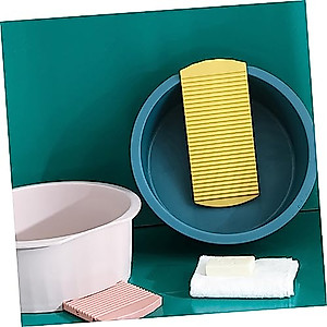 Veemoon 1 Set Baby Suits Plastic Tubs Baby Kit A Washboard Tub Small Washboard Laundry Basin with Washboard Washbasin Newborn Washing Supplies Washboard for Hand Washing Baby Clothes Sink