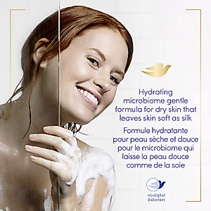 Dove Body Wash with Pump with Skin Natural Nourishers Instantly Soft Skin and Lasting Nourishment Deep Moisture Cleanser Effectively Washes Away Bacteria While Nourishing Your Skin 34 oz (Pack of 3)