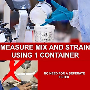 SAVITO - Paint Cups Paint Guns Automotive Cup Liners and Lid System 20 Cups Pack 20 Ounces Each Includes 20 Lids with Strainer, 1 Hard Cup with Retainer Not Compatible with 2.0