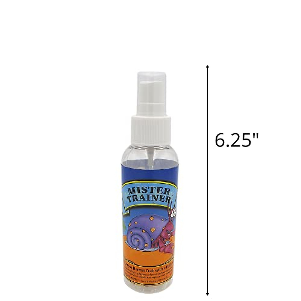 Needzo Hermit Crab Misting Spray Bottle for Cages and Terrariums, Water Bottles for Crabs, Reptiles, and Amphibians, First Pet Starter Kit, Pack of 3, 6.5 Inches