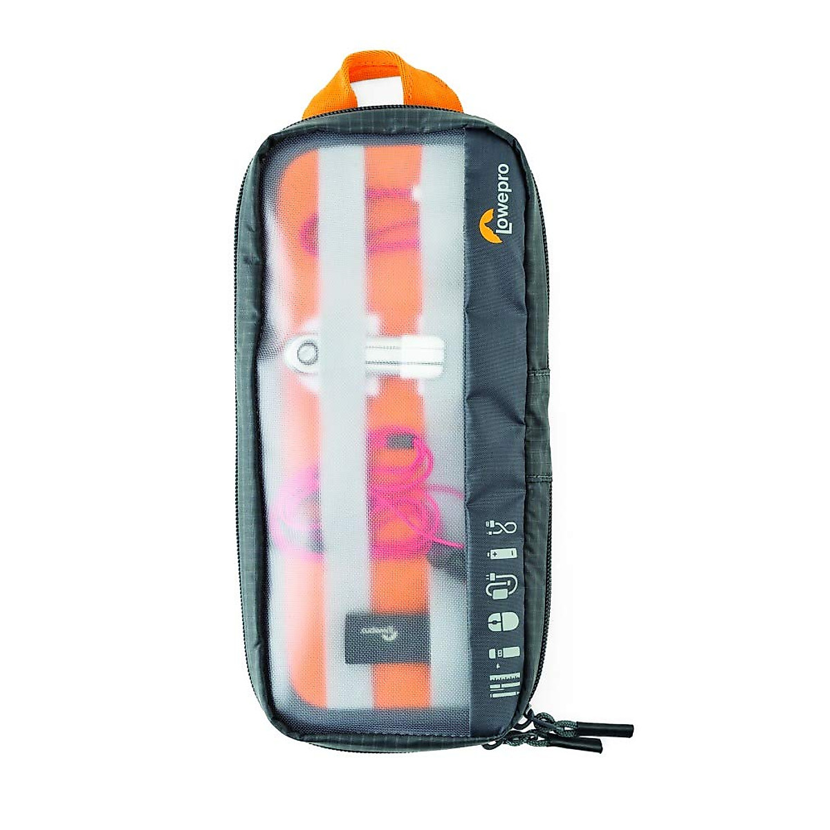Lowepro GearUp Pouch Medium: Laptop Accessory Case and Travel Organizer for Electronic Devices, Cables, Adapters, Chargers and More