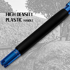 Fiblink 2-Piece Saltwater Offshore Heavy Trolling Rod Roller Rod Conventional Boat Fishing Pole with Roller Guides (50-80lb, 5-Feet 6-Inch)