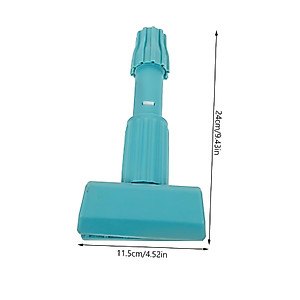 LOUYTW 8 Pcs Commercial Mop Clip Mop Making Part Detachable Mop Head Clamp Mop Head Holder Mop Head Clamps Mop Clips Mop Replacement Clamp Plastic Red Thread Wax Mop(Redx5pcs,24.00X11.50X6.00CMx2pcs)