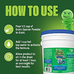 Best Eco Friendly Drain Line Cleaner | Main Drain Lines | Sink and Floor Pipes | Sewers | Urinals | Toilets | for use in Residential or Commercial Drains