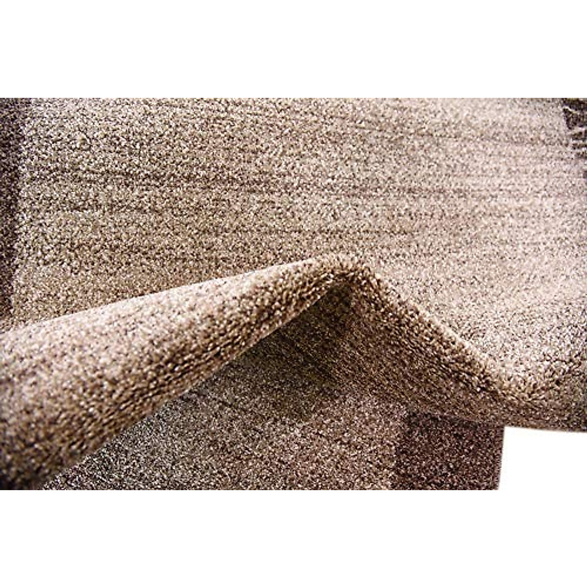 Unique Loom Del Mar Collection Area Rug - Sarah (2' 7" x 10' Runner, Dark Beige/ Brown)