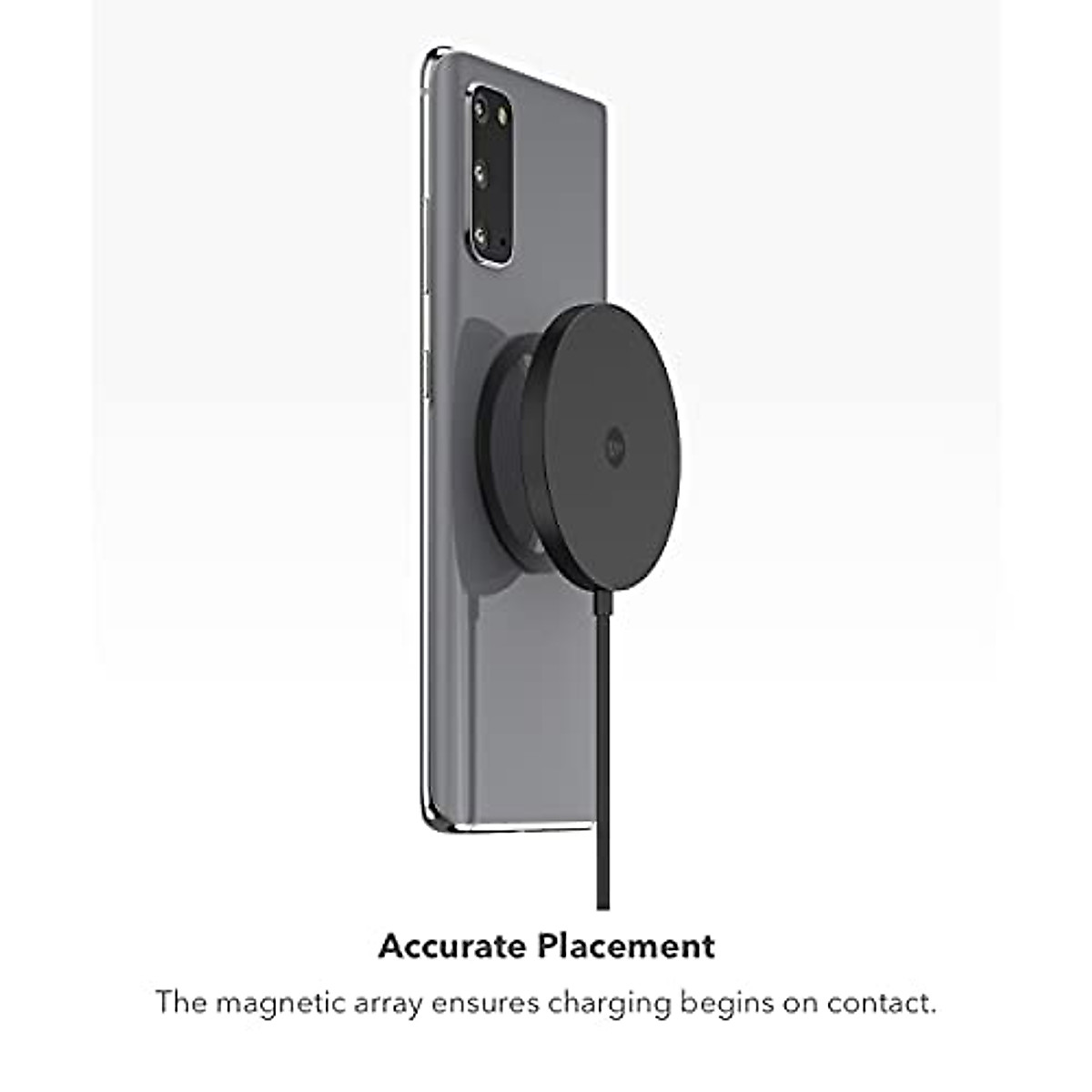 mophie snap+ Wireless Charger - 15W Wireless Charging pad for Qi-Enabled and MagSafe Compatible Devices, compatible with All new iPhones