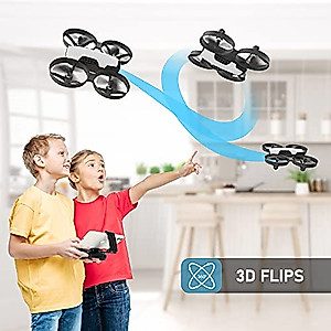 Cheerwing U61S Mini Drones with Camera for Kids and Adults 720P HD 2.4Ghz Rc Quadcopter WiFi Fpv Drone with Altitude Hold,2 Batteries White
