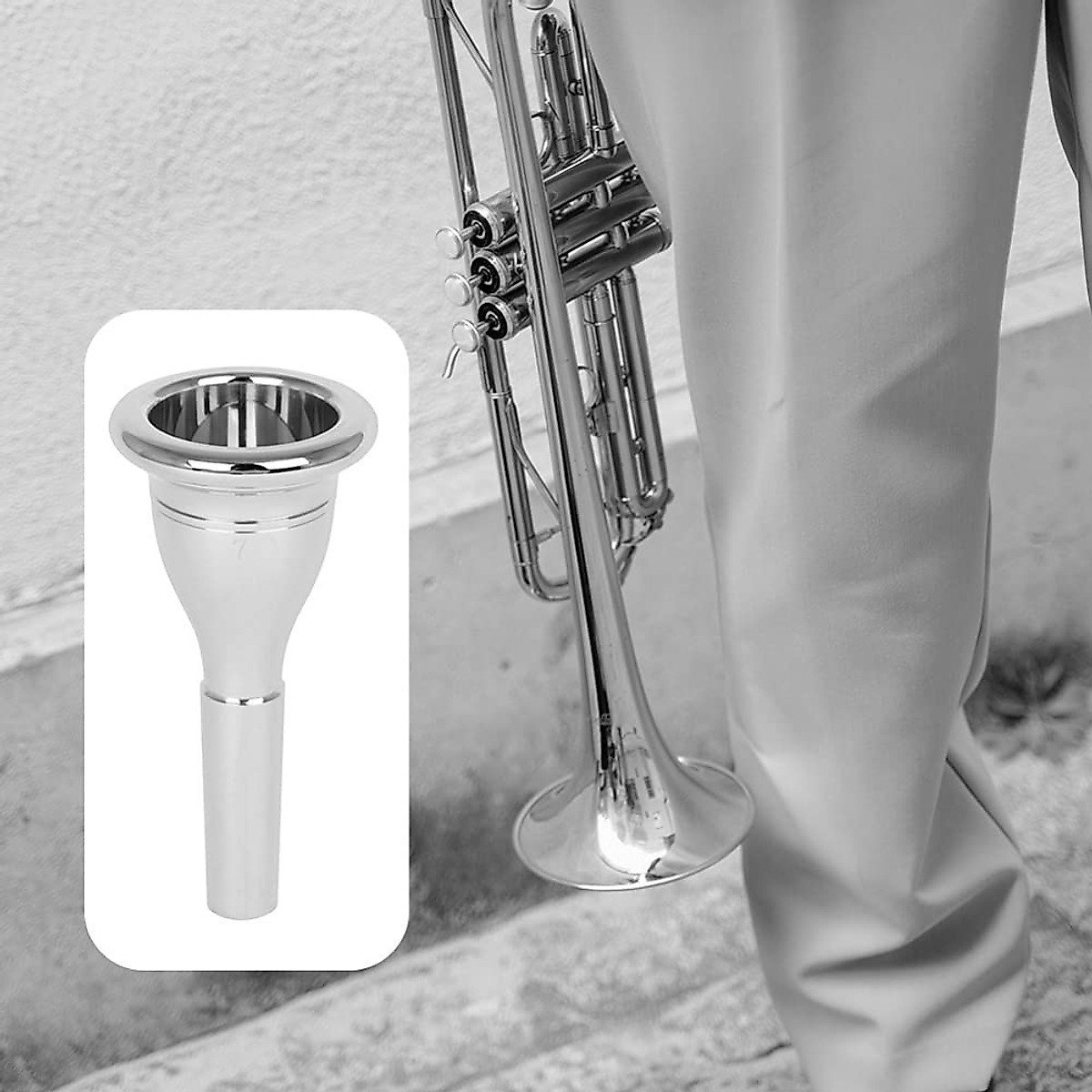 Tuba Tuba Mouth Instrument Accessory Tuba Replacement Silver