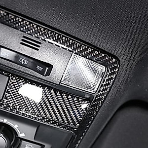 for Toyota Tacoma 2016 2017 2018 2019 2020 2021 Real Carbon Fiber Car Reading Light Panel Cover Decorative Sticker Protection Car Interior Accessories 2 PCS