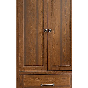 Sauder Carson Forge Armoire, Washington Cherry finish