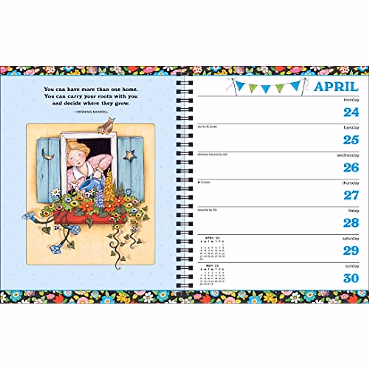 Mary Engelbreit's 12-Month 2023 Monthly/Weekly Planner Calendar: Comforts of Home